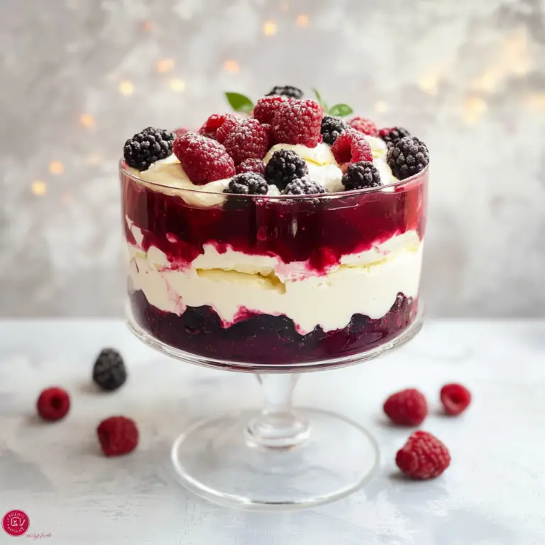 Mixed Berry Trifle - Homechefrecipes