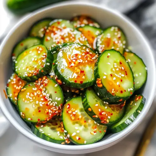Korean Gochujang Cucumber Salad - Homechefrecipes