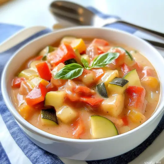 Summer Vegetable Stew - Homechefrecipes