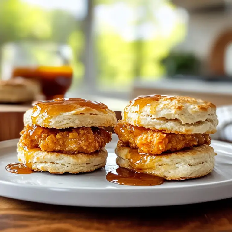 Hot Honey Chicken Biscuits - Homechefrecipes