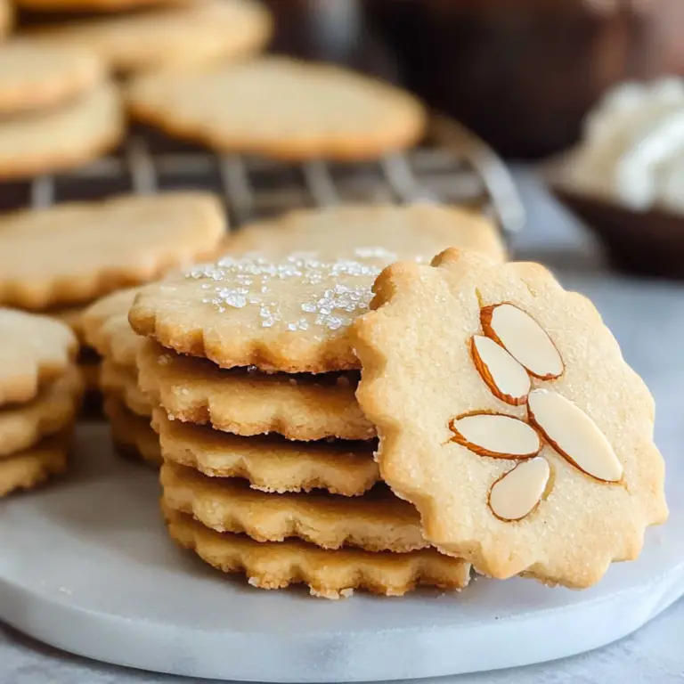 Amazing Almond Shortbread Cookies for Delicious Moments