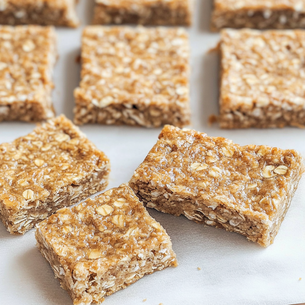 Amazing 3 Ingredient Healthier Coconut Oatmeal Bars Recipe