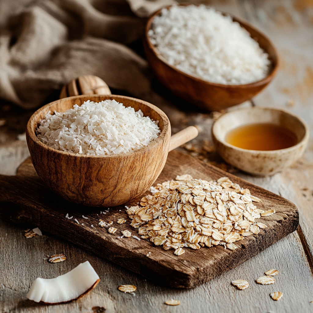 Amazing 3 Ingredient Healthier Coconut Oatmeal Bars Recipe