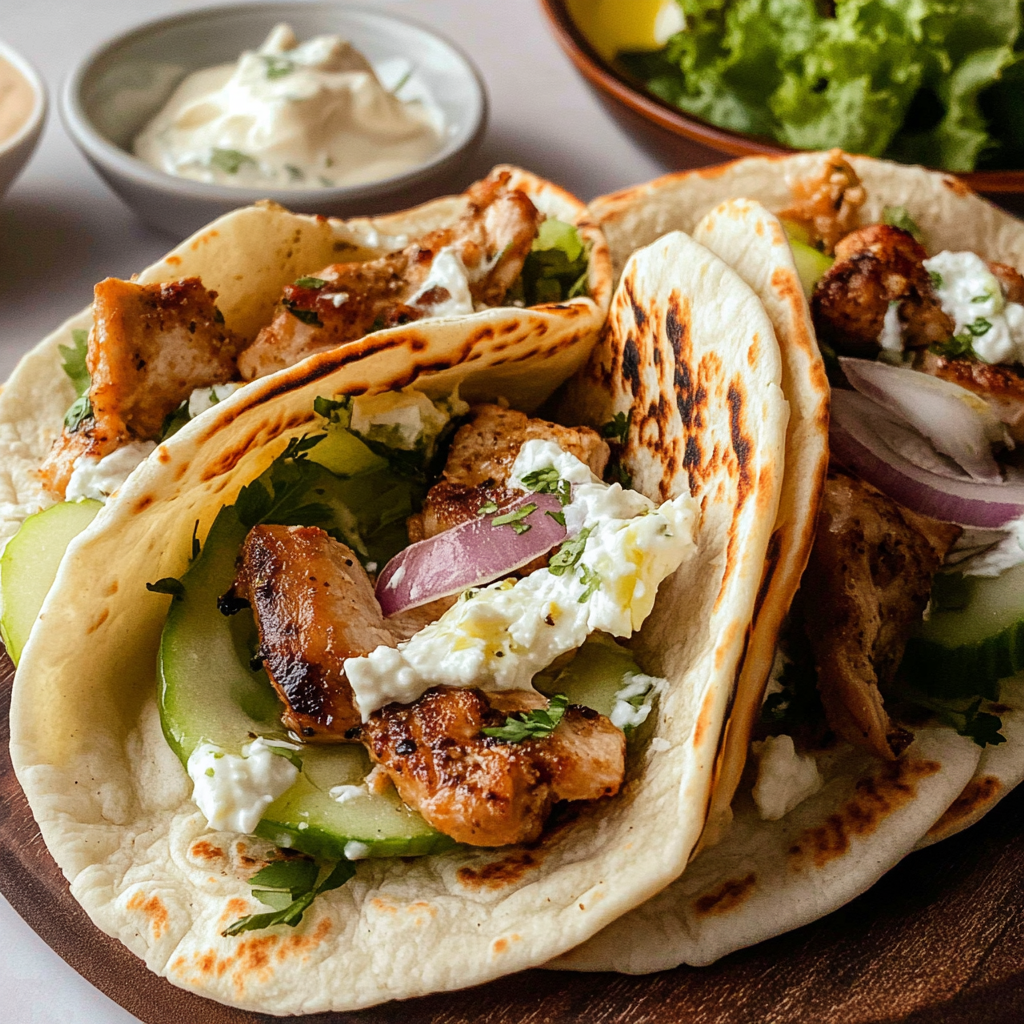 Amazing Sheet Pan Greek Chicken Gyros for Delicious Flavor